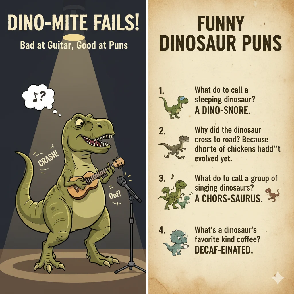 🦕 “Dinosaur Puns That’ll Make You Roar with Laughter” 2025