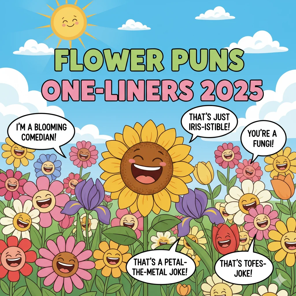 90+Flower Puns One-Liners That Will Make You Bloom