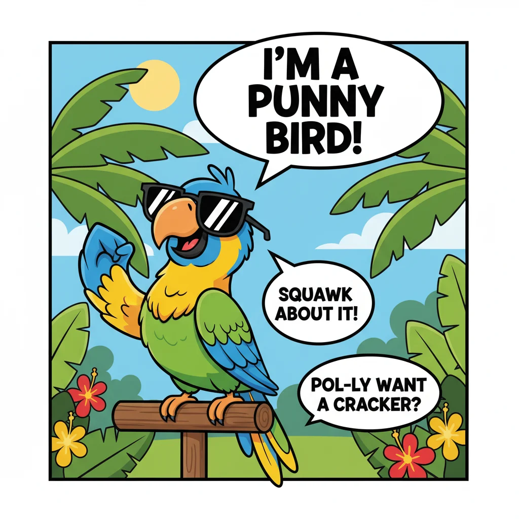 120+🦜 The Ultimate Guide to Parrot Puns That’ll Crack You Up 2025