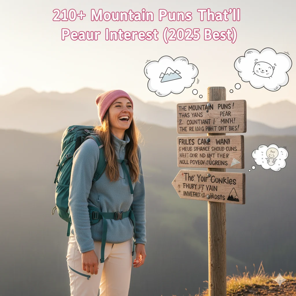 🏔️ 210+ Mountain Puns That’ll Peak Your Interest 2025