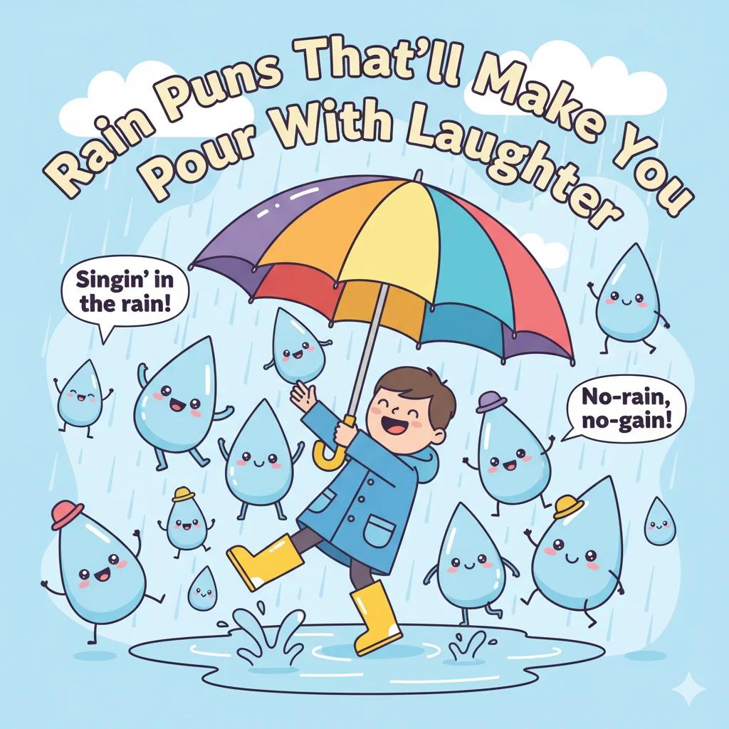 80+Rain Puns: Hilarious Jokes Pouring with Humor