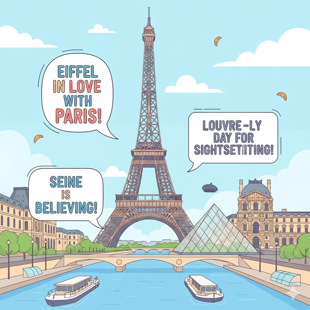70+Paris Puns That Are So Funny You’ll Cringe and Smile